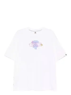A BATHING APE Aape * Logo-print T-shirt - White