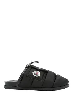 Moncler Padded Slippers - Black