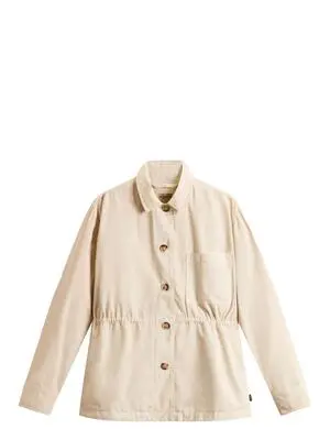 Woolrich Cotton Shirt Jacket - Beige
