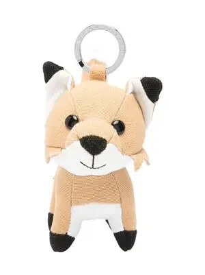 Maison Kitsuné Fox Bag Charm - Beige
