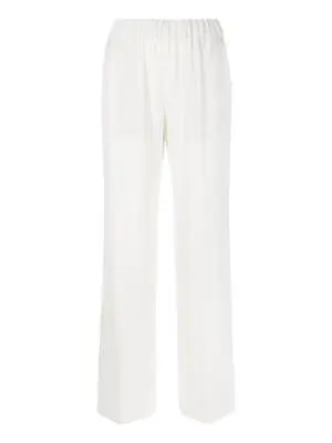 Alberto Biani Cady Elasticated Trousers - White