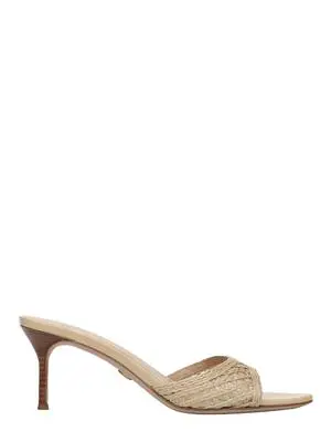 Veronica Beard Tia Raffia Sandals - Natural