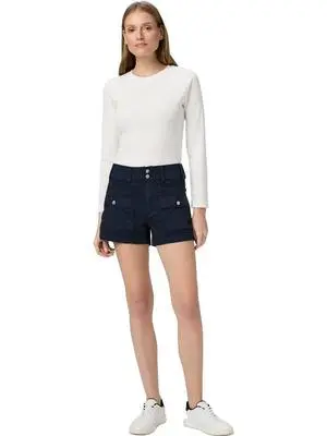 Paige Olivia Cargo Short - Navy