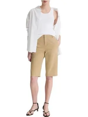 Vince Italian Stretch-cotton Chino Short - Orange