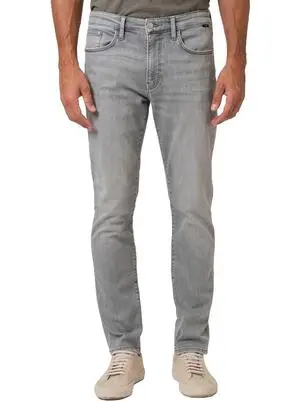 MAVI Marcus Slim Straight Leg Jeans - Ice Grey Feather Blue