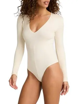Commando Commando Prima Long Sleeve Bodysuit Ivory