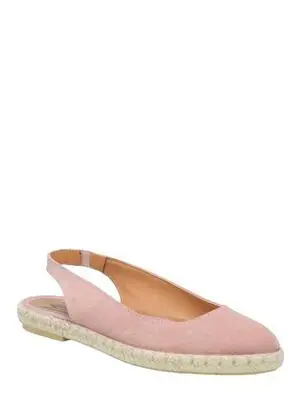 Miz Mooz Kiara Espadrille Slingback Flats - Rose