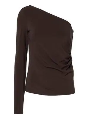 Max Mara Spluga One-shoulder Top - Brown