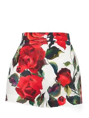 Dolce & Gabbana Floral Cotton Shorts - Multicoloured