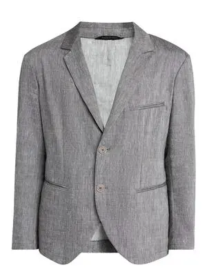 Giorgio Armani Linen-wool Sport Coat - Gray Multi
