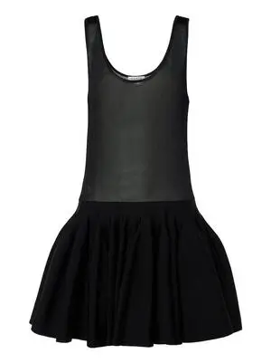 Alaïa Knitted Mini Dress - Black