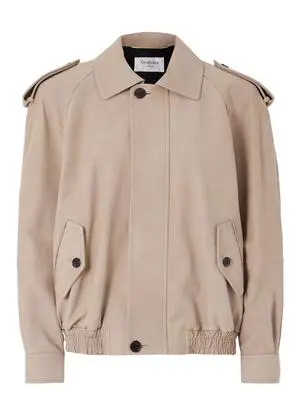 Saint Laurent Nubuck Jacket - Gray