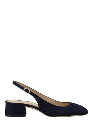 STUART WEITZMAN Maeve Suede Slingback Ballerina Pumps - Nice Blue
