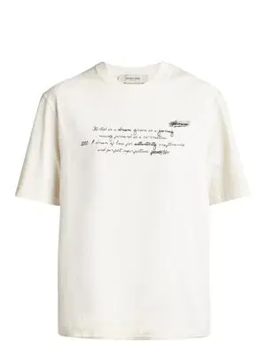 Golden Goose Journey Relaxed Graphic T-shirt - Heritage White Black