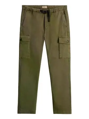 Woolrich Belted Cargo Trousers - Green