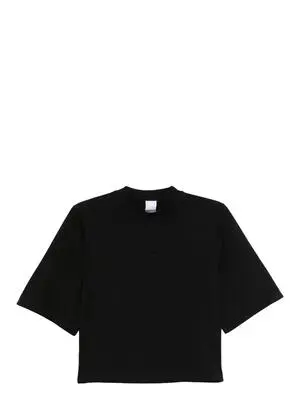 Pinko Embroidered-logo T-shirt - Black