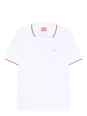 DIESEL T-ferry-microdiv Polo Shirt - White