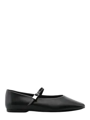 Calvin Klein Buckle Ballet Flats - Black