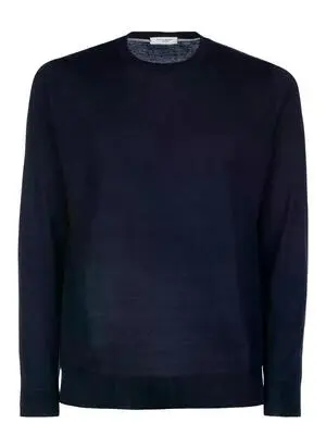 PAOLO PECORA Crew-neck Sweater - Blue