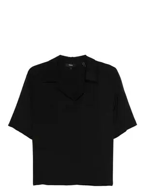 Theory Silk Blouse - Black