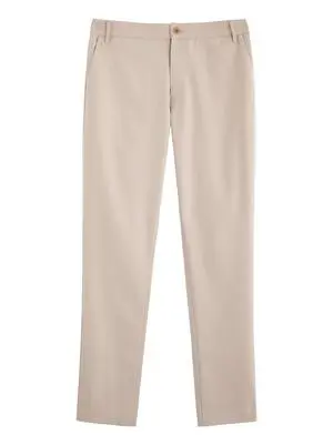 Paige Stafford Jersey-twill Trousers - Ecru