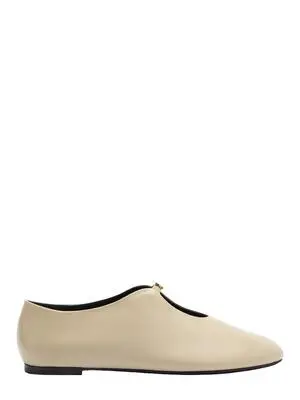 Givenchy 4g Leather Ballet Flats - Beige