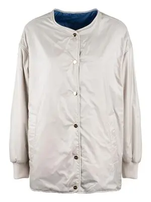 Max Mara Reversible Jacket - Beige, Blue