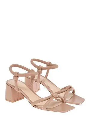 GIANVITO ROSSI Juno 55 Sandal - Pink Nappa Leather