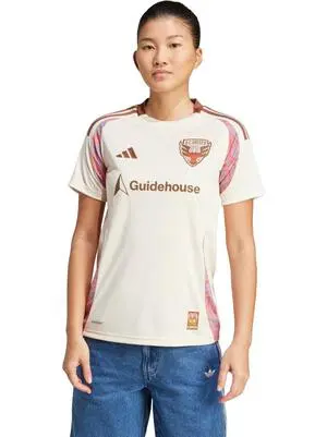 Adidas D.c. United 25/26 Away Jersey - Ecru Tint
