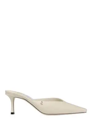 JIMMY CHOO Jimmy Choo Vivi 65 Lizard-Printed Leather Mules Bamboo