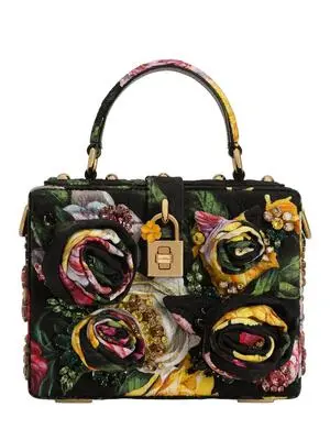 Dolce & Gabbana Brocade Dolce Box Handbag - Print