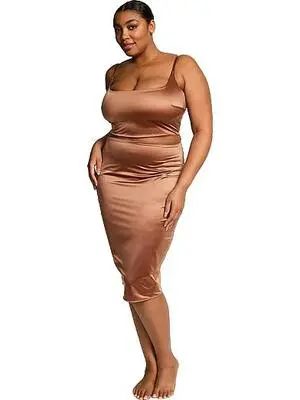 Victoria's Secret Sosleek™ Bralette & Tube Skirt Set - Brown