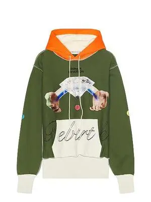ADVISORY BOARD CRYSTALS Birthstone Graphic Hoodie - Green