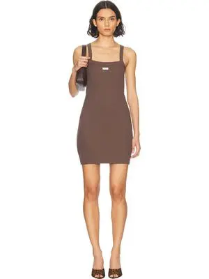Alexander Wang Waffle Cami Dress - Chocolate Brown