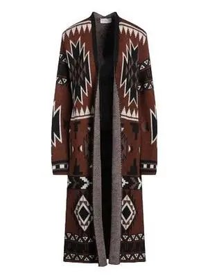 GAËLLE PARIS Multicolor Knit Cardigan - Brown