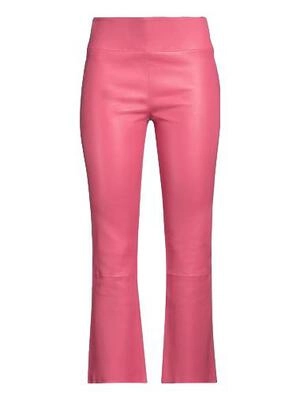 Sprwmn Leather Flared Pants - Fuchsia