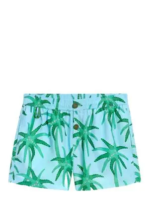 Jacquemus Floral-print Shorts - Blue