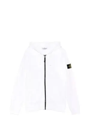 Stone Island Compass Badge Hoodie - White