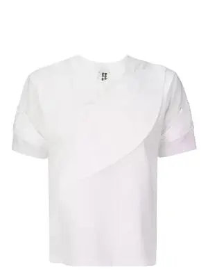 Noir Kei Ninomiya Cotton T-shirt - White