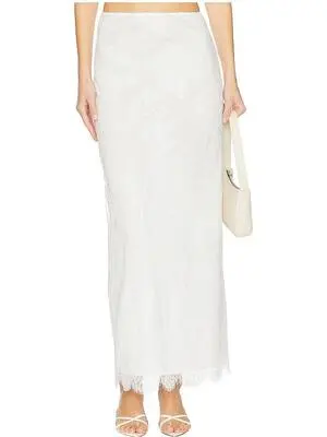 STONE COLD FOX Audrey Maxi Skirt - White