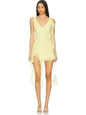 MORE TO COME Myla Mini Dress - Baby Yellow