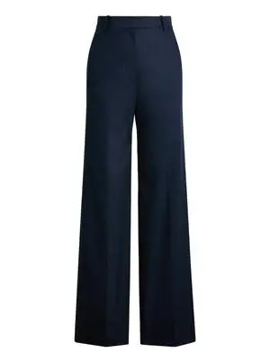 Scanlan Theodore Sateen Tailored Trouser - Navy