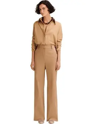 Scanlan Theodore Cotton Shirt Camel