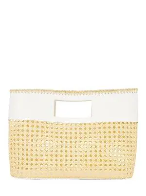 BTB LOS ANGELES Small Tote - Natural & White
