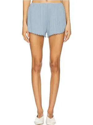 Eberjey Pointelle Short - Faded Denim