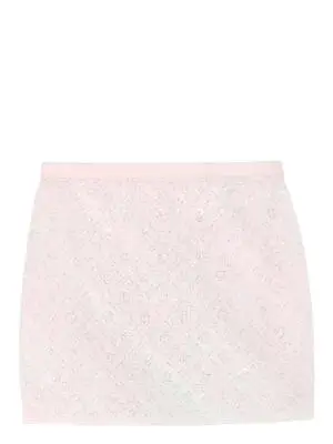 CASABLANCA Casablanca Crystal-Monogram Mini Skirt