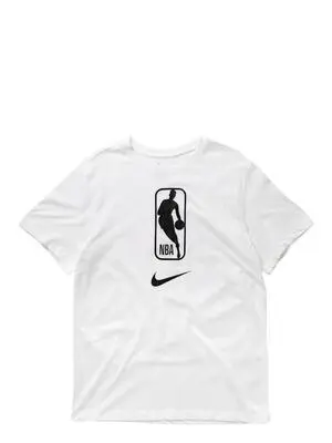 Nike Nba Logo Tee Drifit T-shirt - White/black