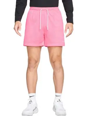 Nike Dri-fit 5" Mesh Basketball Shorts - Pink