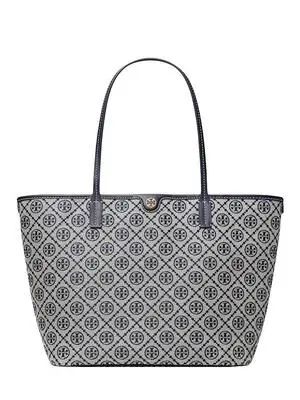 Tory Burch Tory Burch T Monogram Zip Tote Navy Blue