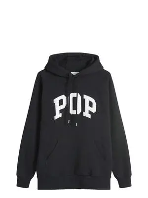 POP TRADING COMPANY Arch Logo Hoodie - Black